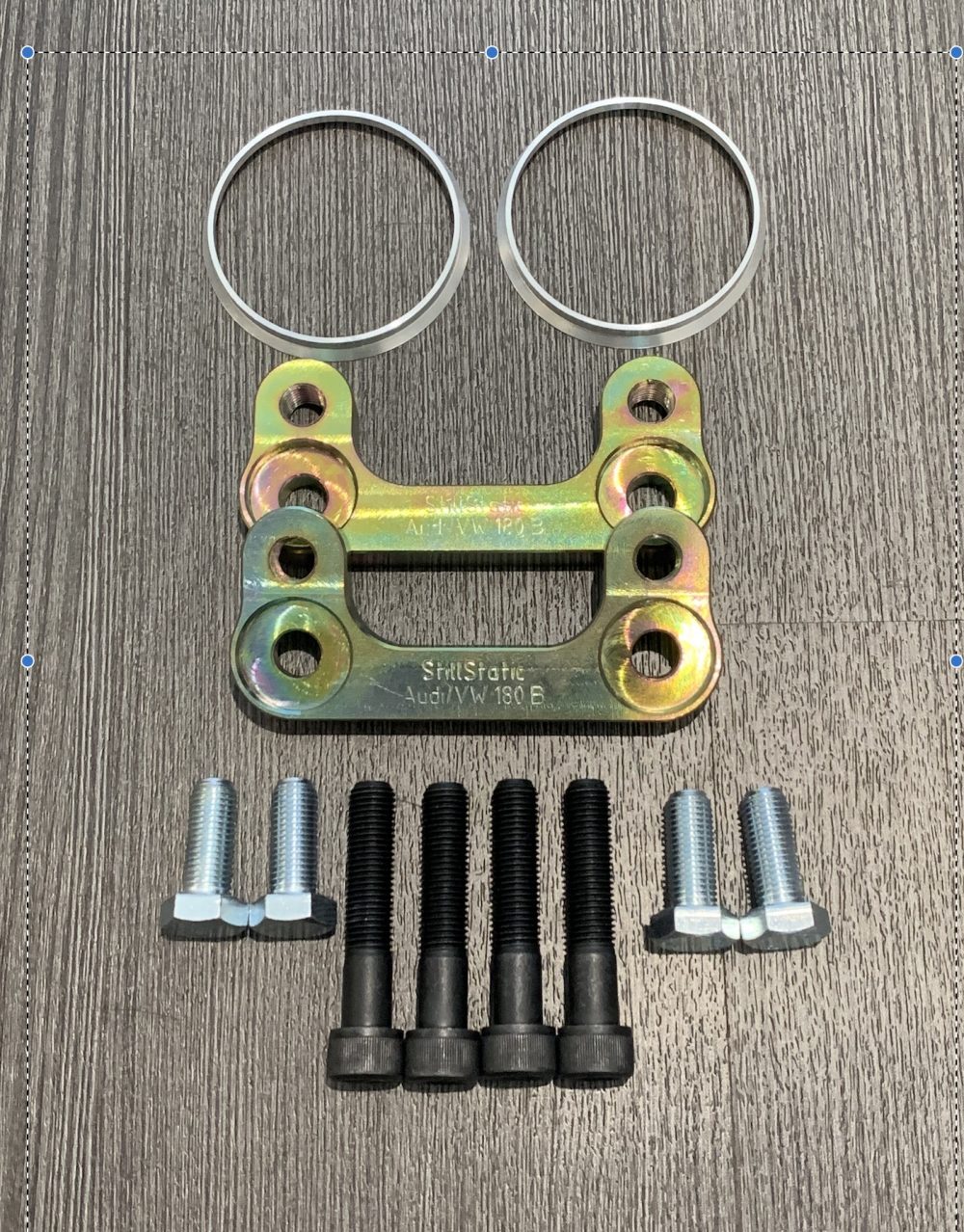 MQB Chassis Rear Brake Adapters - Still Static - Got The Drop