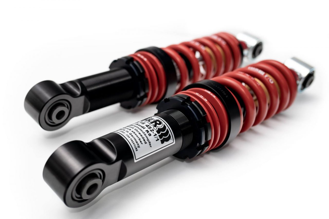 H&R Deep Coilover Kit with Hardness Adjustment for Audi R8 2006>2015 ...