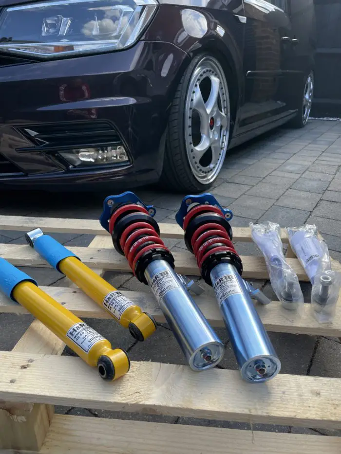 H&R Deep Coilover Kit for VW Caddy Mk3 / Mk4 Type 2K, 2KN inc Life ...