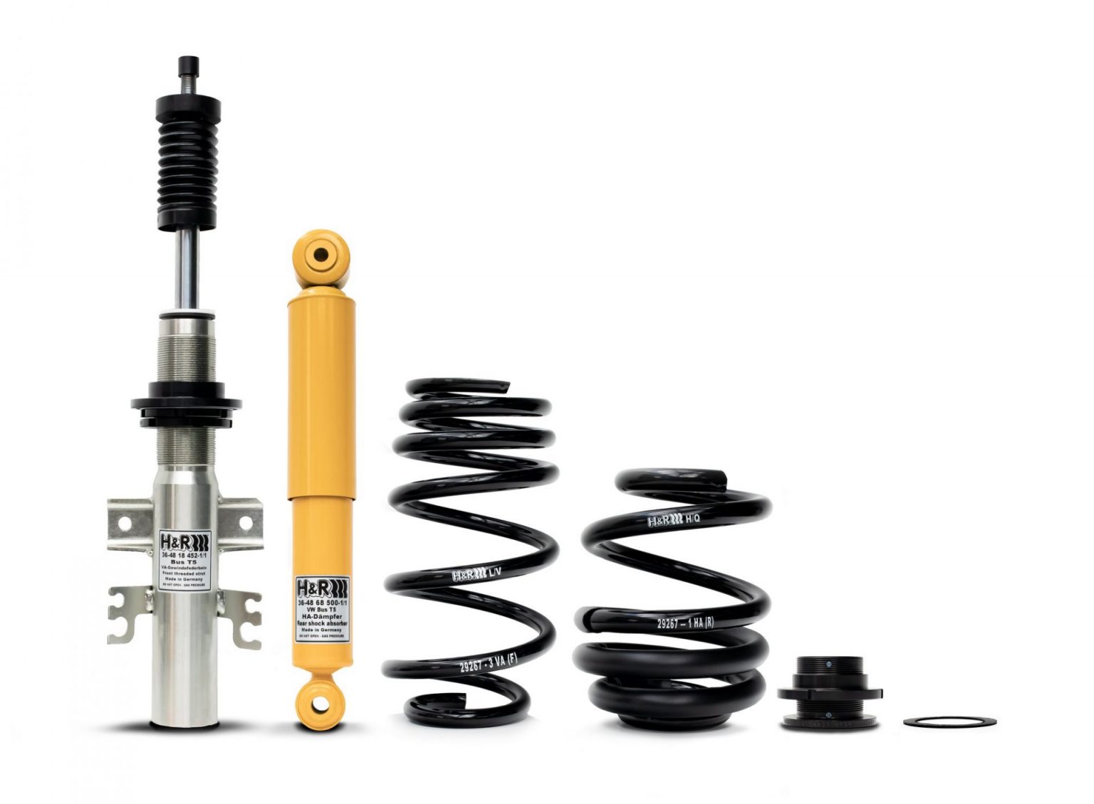 H&R Coilover Kit for VW Transporter T5 / T6 / T6.1 T32 Clamp Hub ...