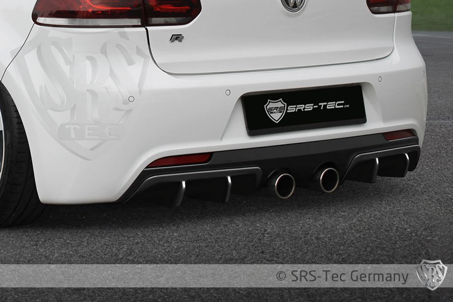 SRS Rear Diffuser Flaps R20, VW Golf VI ( For mk6 R Bumper only ...