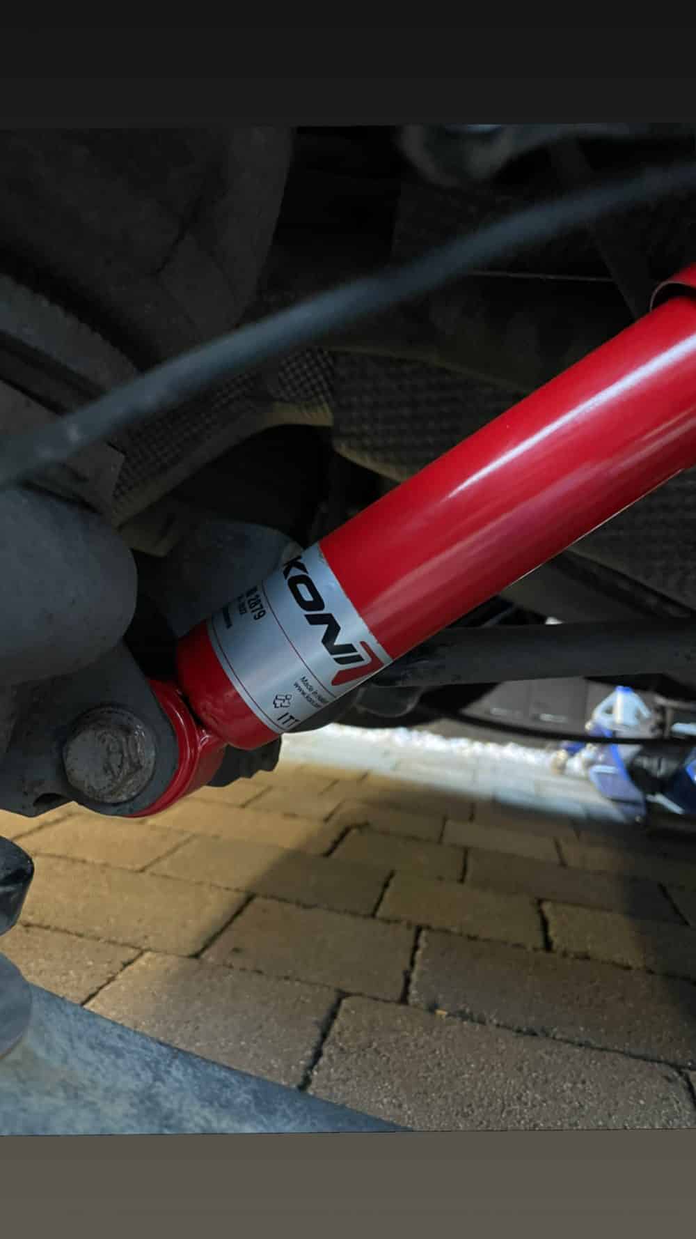 VW Caddy 2K / 2KN rear Koni Dampers - Still Static - Got The Drop